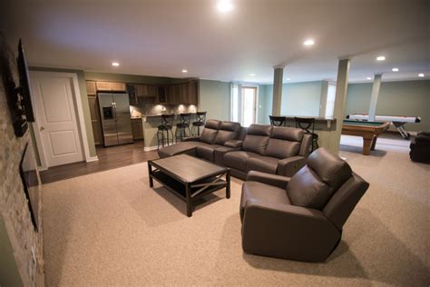 Milford, MI Basement Remodel - Finished Basements Plus