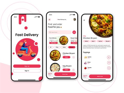 Food Delivery App Ui Design By Vimal Kumar On Dribbble