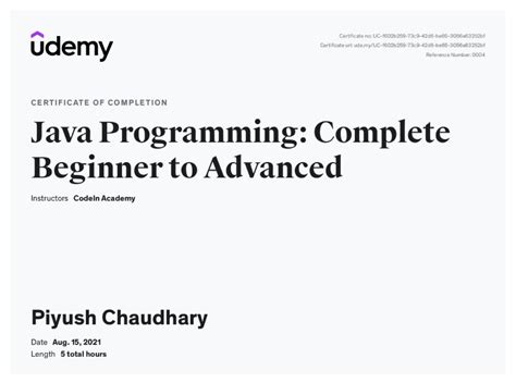 piyush chaudhary on linkedin i have finished the java programming