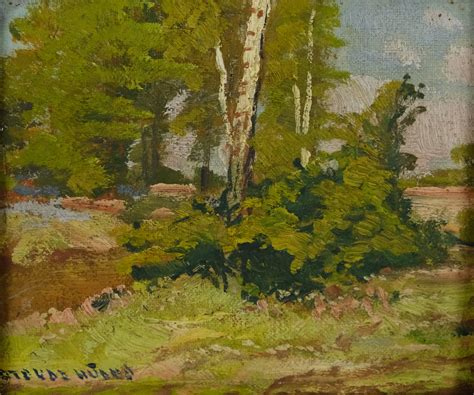 Obrazy V Aukci Břízy V Krajině