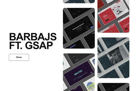 Zoom Out Projects Barbajs And Gsap Transition Webflow