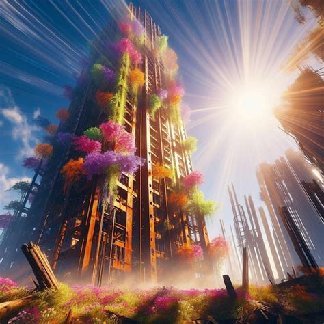 Premium Ai Image Vertical Forest
