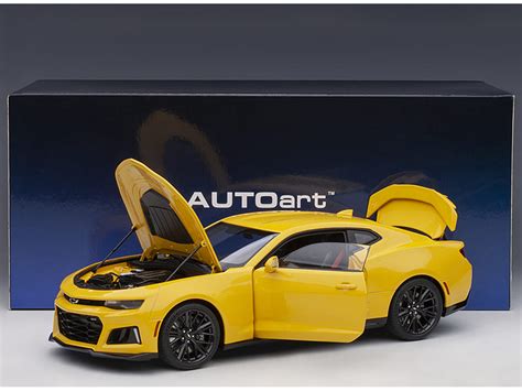 Chevrolet Camaro Zl1 Bright Yellow 1 18 Diecast Camaro Store Online