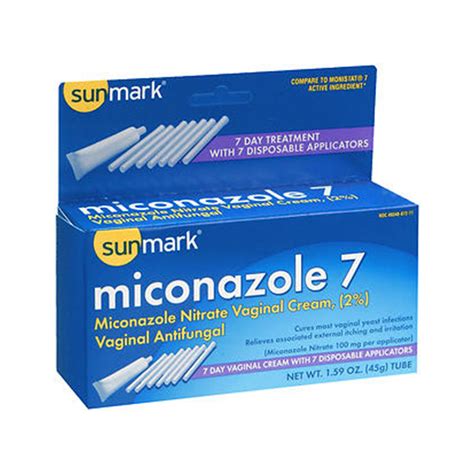 Miconazole 7 Vaginal Antifungal Disposable Applicators San Jose Pharmacy