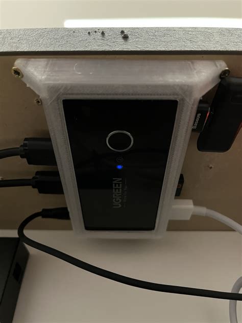 Ugreen Usb Kvm Desk Holder By Kubajabko Download Free Stl Model