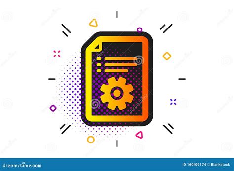Technical Documentation Icon Instruction Sign Vector Stock Vector Illustration Of Shape