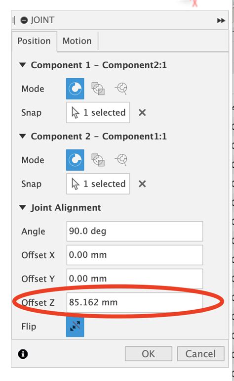 How Do You Constrain The Distance Between Two Components Such As A Table And A Chair Autodesk
