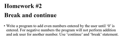 Solved It Is Supposed To Be C Program Using Break And Chegg Com