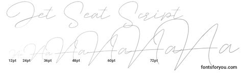 Jet Seat Script 130812 Font Download For Free Online