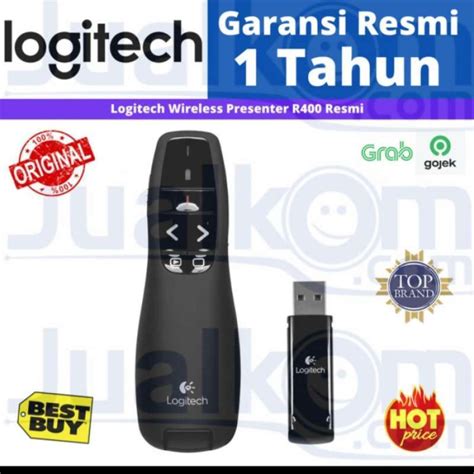 Jual Free Ongkir Logitechh R400 Presenter Laser Pointer Warna Merah