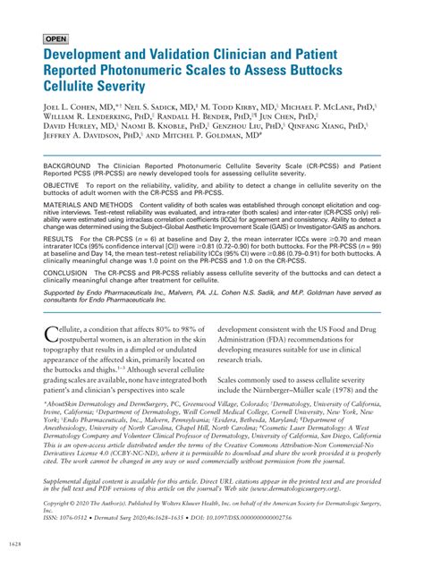 Pdf Development And Validation Clinician And Patient Reported