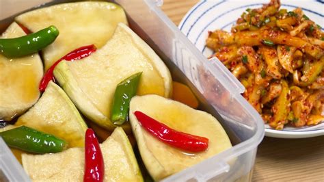 꼬들꼬들한 밑반찬 무장아찌 오래두고 먹는 밥도둑 정말 맛있어요 Youtube
