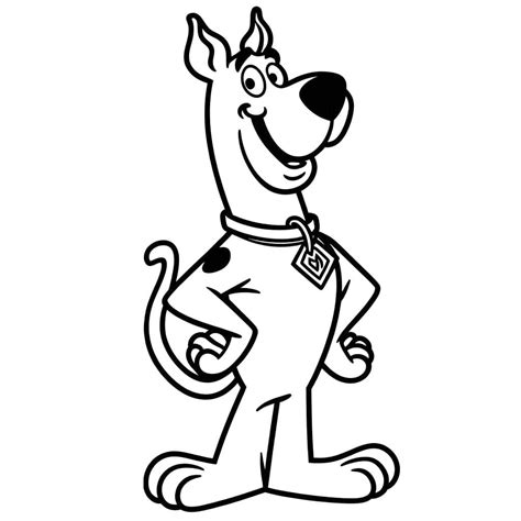Dibujar Scooby Doo 1 Para Colorear Imprimir E Dibujar ColoringLib