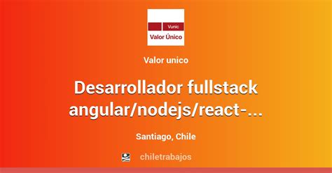 Desarrollador Fullstack Angularnodejsreact Presencial 2 Santiago