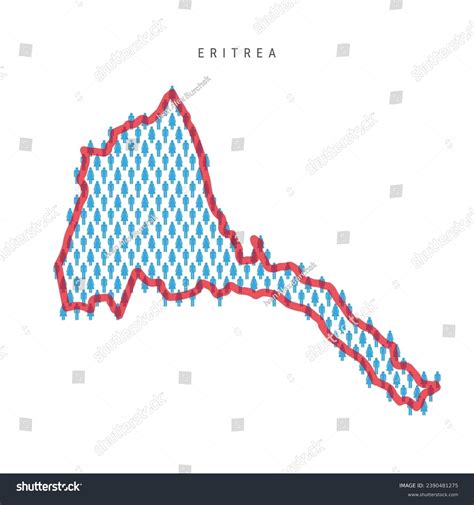 Eritrea Population Map Stick Figures Eritrean Stock Vector Royalty Eritrea Population Map Stick Figures Eritrean Stock Vector Royalty