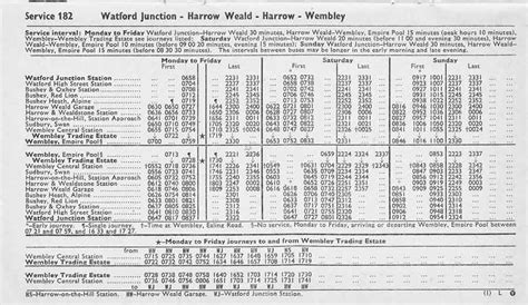 London Bus Route 182