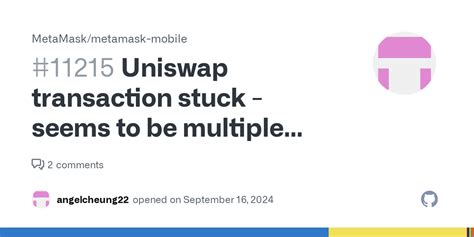 Uniswap Transaction Stuck Seems To Be Multiple Ledger Devices Issue