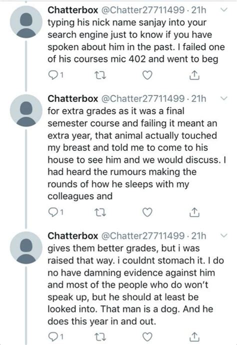 List Of Lecturers Accused Of Sex For Grades Scandals Photos Education Nigeria