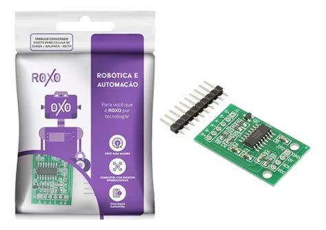 módulo célula de carga 24 bits balança hx711 roxo parcelamento sem