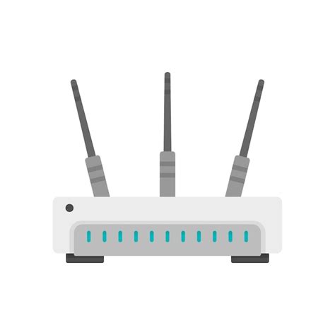premium vector wifi router icon flat illustration of wifi router