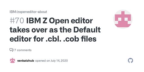Ibm Z Open Editor Takes Over As The Default Editor For Cbl Cob Files