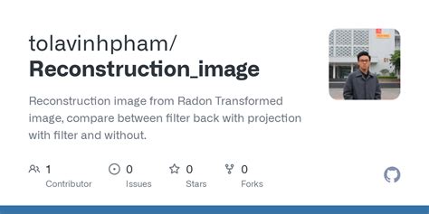 GitHub Tolavinhpham Reconstruction Image Reconstruction Image From Radon Transformed Image