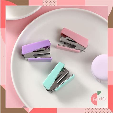 Jual Peachs S6104 Hekter Kecil Lucu Cute Mini Stapler Untuk Pelajar