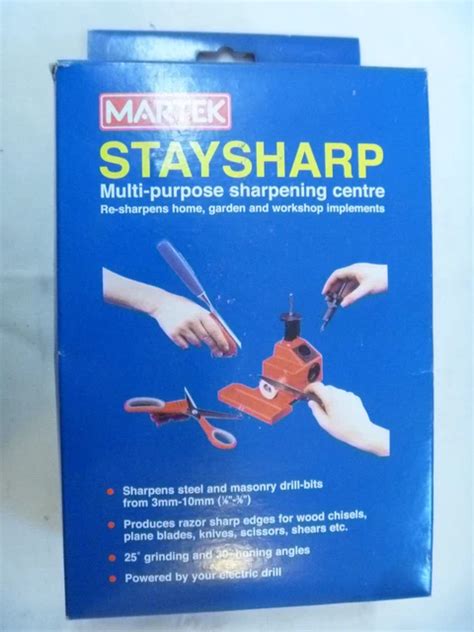 Martek Staysharp Drill Chisel Scissor Sharpening Kit £15 00 Picclick Uk