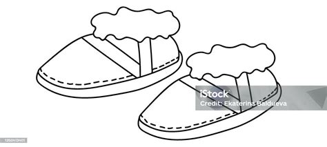 리니어 어그 부츠 가정용 아늑한 신발 겨울 Hygge 스칸디나비아 북유럽 스타일의 벡터 일러스트 손으로 그린 라인 아트 어그 부츠에 대한 스톡 벡터 아트 및 기타 이미지