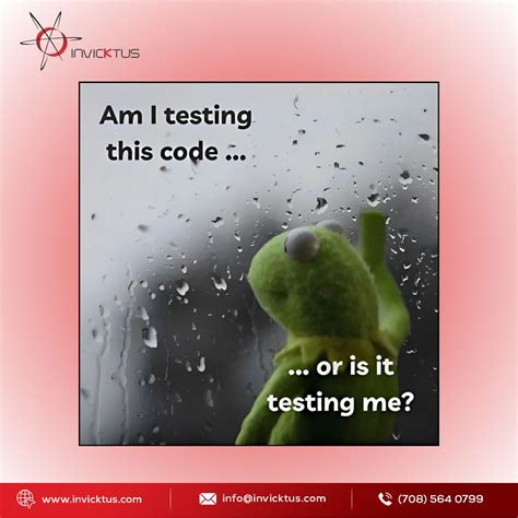 Invicktus On Linkedin Testers Testers Testingcode Coders Testing