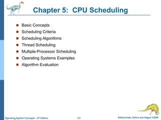 Ch5 Cpu Scheduling PPT
