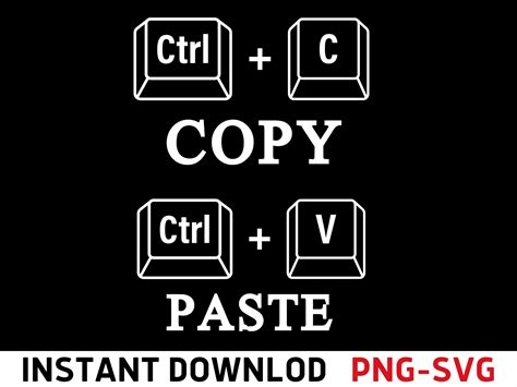 Ctrl C Ctrl V Svg Png Copy Paste Svg Sons First Fathers Day Etsy UK