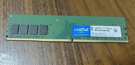 Yahooオークション Crucial Ddr4 2400 8gb 1枚 デスクトップメモリ