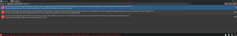 My Unity Wont Let Me Add Any Github Url Packages How Do I Fix · Issue 731 · Unity