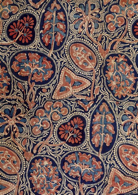 V A Indian Batik Textile Pattern Design Textile Patterns Print Patterns Shape Patterns