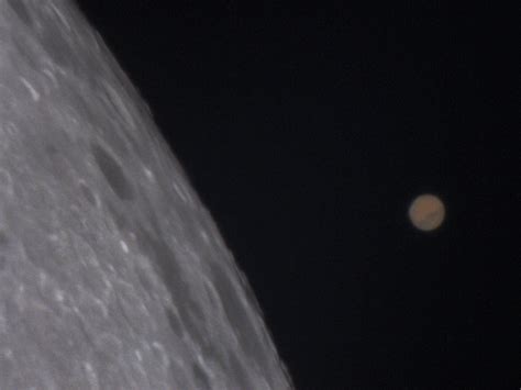 Mars Post Occultation Rastrophotography