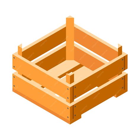 Premium Vector Small Crate Icon Isometric Of Small Crate Vector Icon