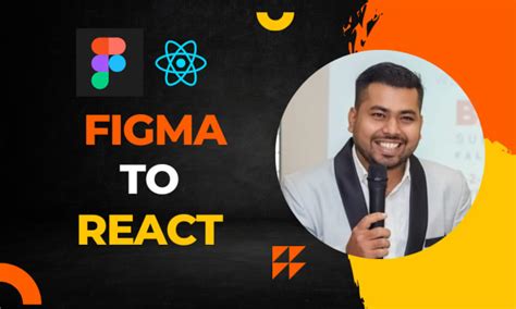 convert figma to react website or react landing page by rajeshkumar685