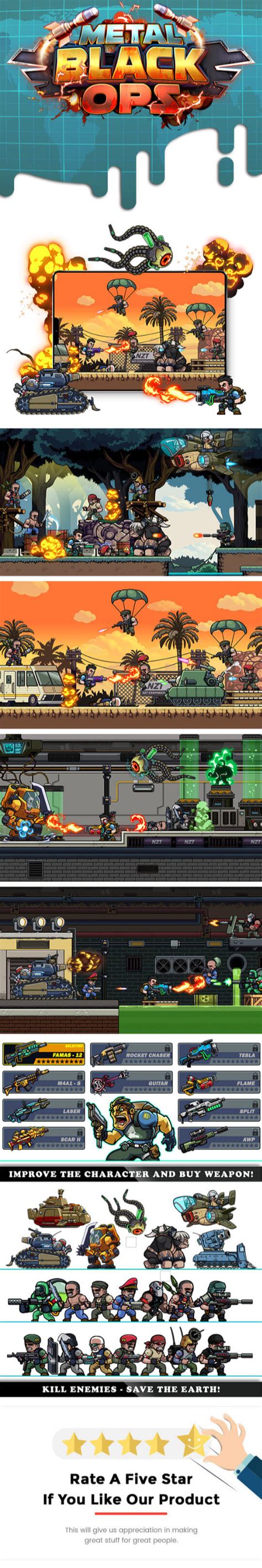 metal black ops unity source code by 7evenapp codester