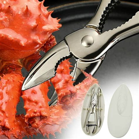 Wzxpwt Crab Eating Tools Set Alloy Seafood Cracker Kit With Spoon