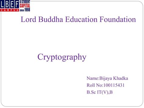 cryptography pptx