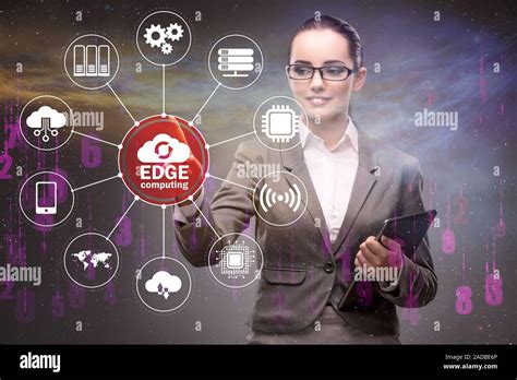 Fog And Edge Cloud Computing Concept Stock Photo Alamy