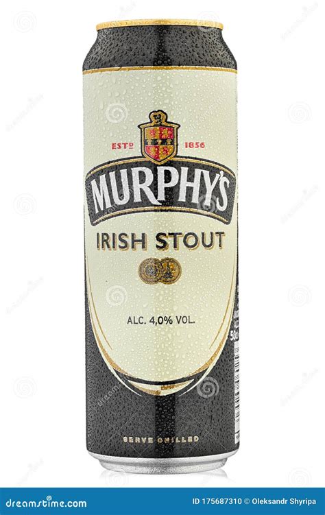 Murphy`s Irish Beer Pub Text Logo And Brand Sign On Signboard In The ...