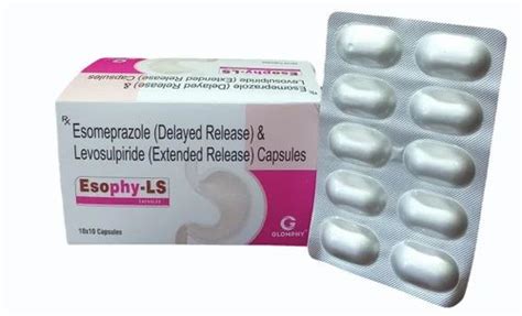 Esomeprazole Levosulpiride Capsule At ₹ 1800 Box Esomeprazole Levosulpiride Capsule In