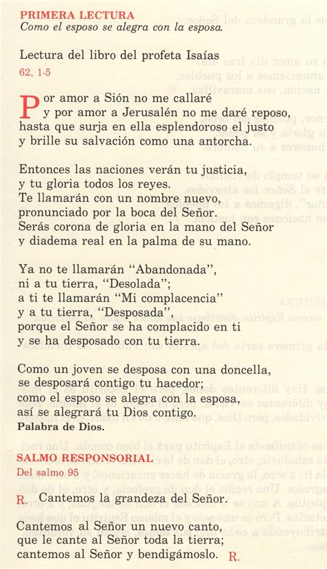 Segundo Domingo Ordinario — St Joseph Liturgy