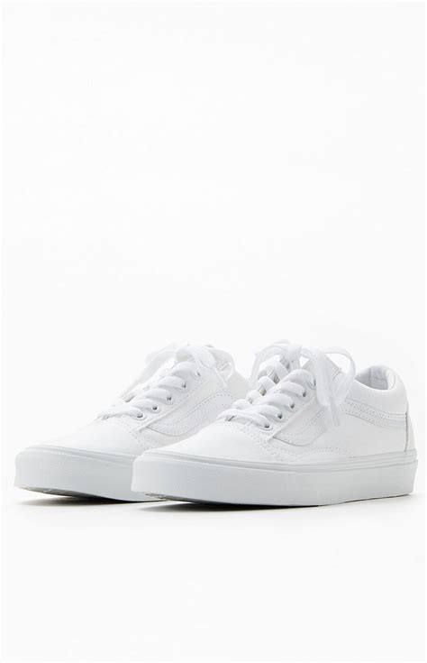 Vans White Old Skool Shoes Pacsun