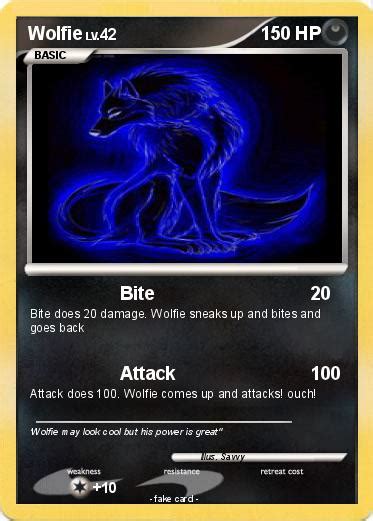 Pokémon Wolfie 36 36 Bite My Pokemon Card