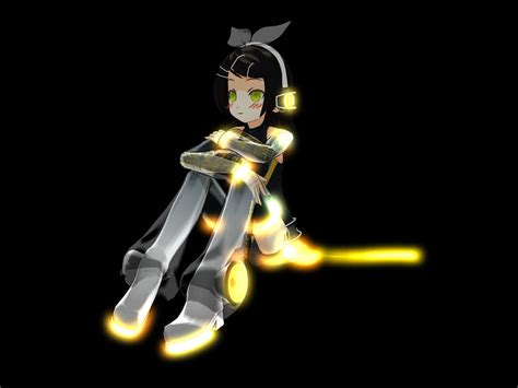 [mmd] Append Rui Glows By Ginger Hill On Deviantart