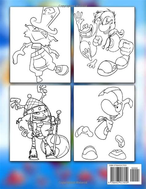 Rayman Coloring Pages