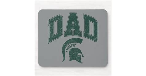 Msu Dad Distressed Mouse Pad Zazzle
